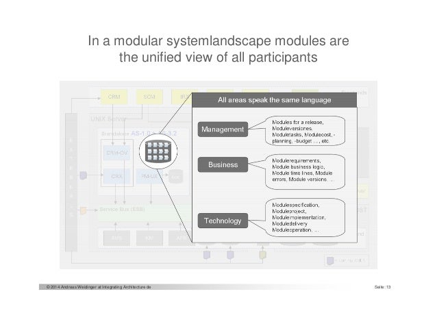Modular Enterprise Systems An Introduction