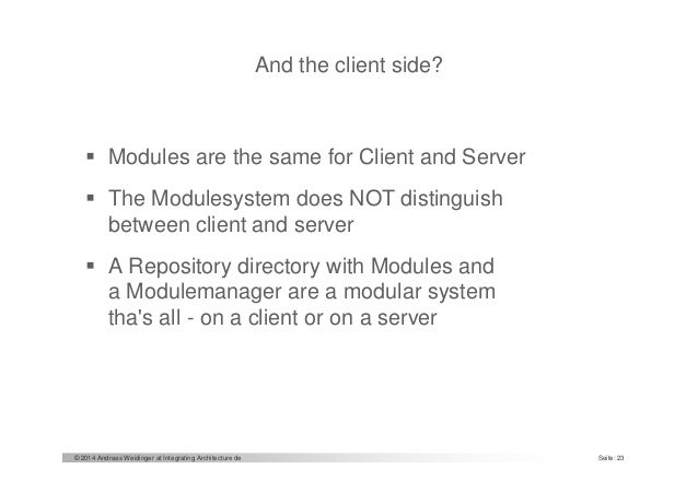Modular Enterprise Systems An Introduction