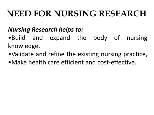Introduction to Nursing Research | PPTX