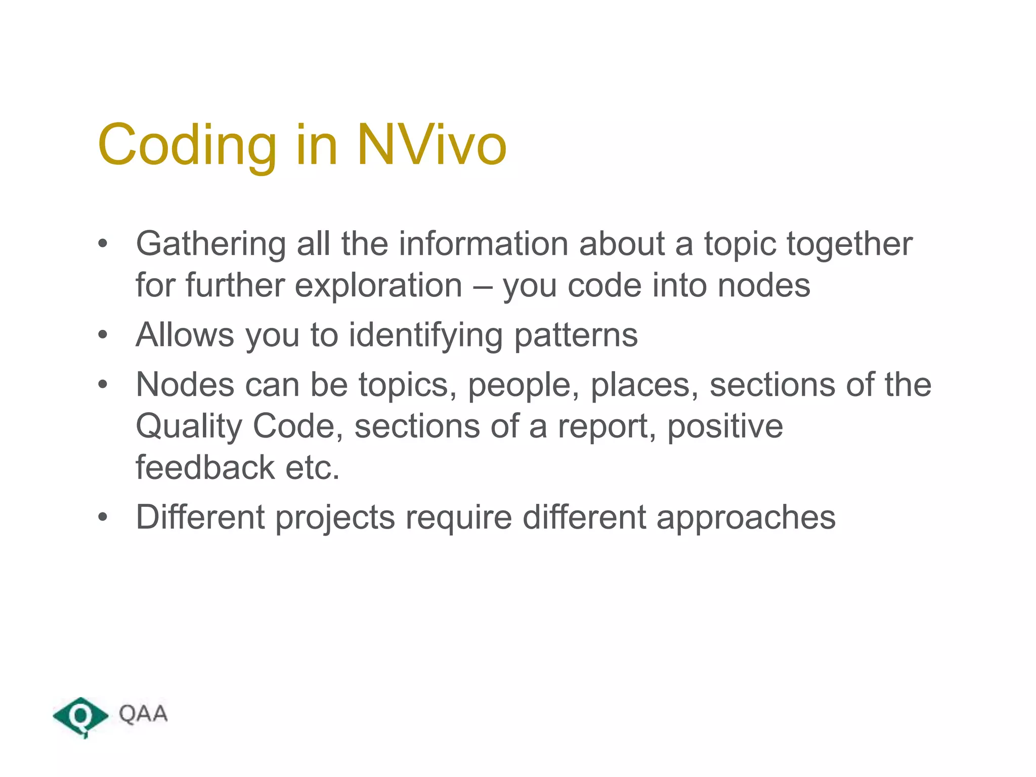 Introduction to NVivo | PPTX