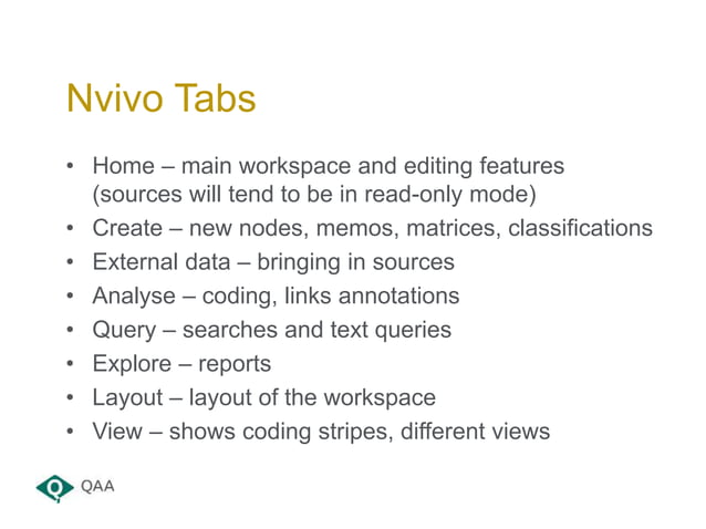 Introduction to NVivo | PPTX | Internet | Computing