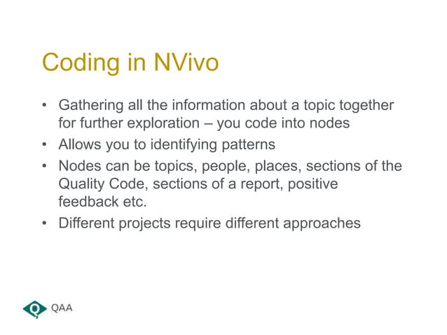 Introduction to NVivo | PPTX | Internet | Computing