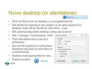 Introduction to NVivo | PPTX