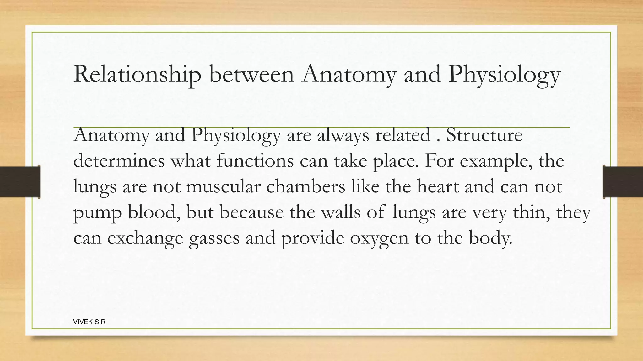 introduction to anatomy and physiology 1st sem bsc nursing | PPT