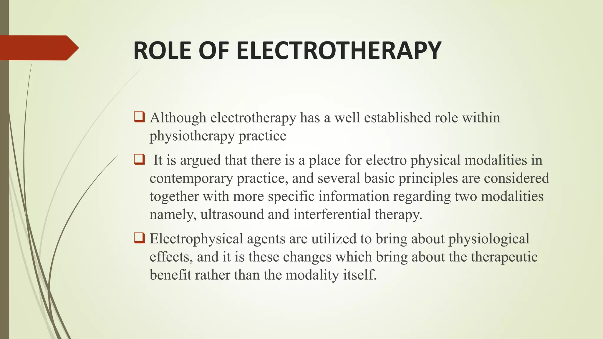 INTRODUCTION-OF-ELECTROTHERAY.pptx | Physical Therapy | Wellness