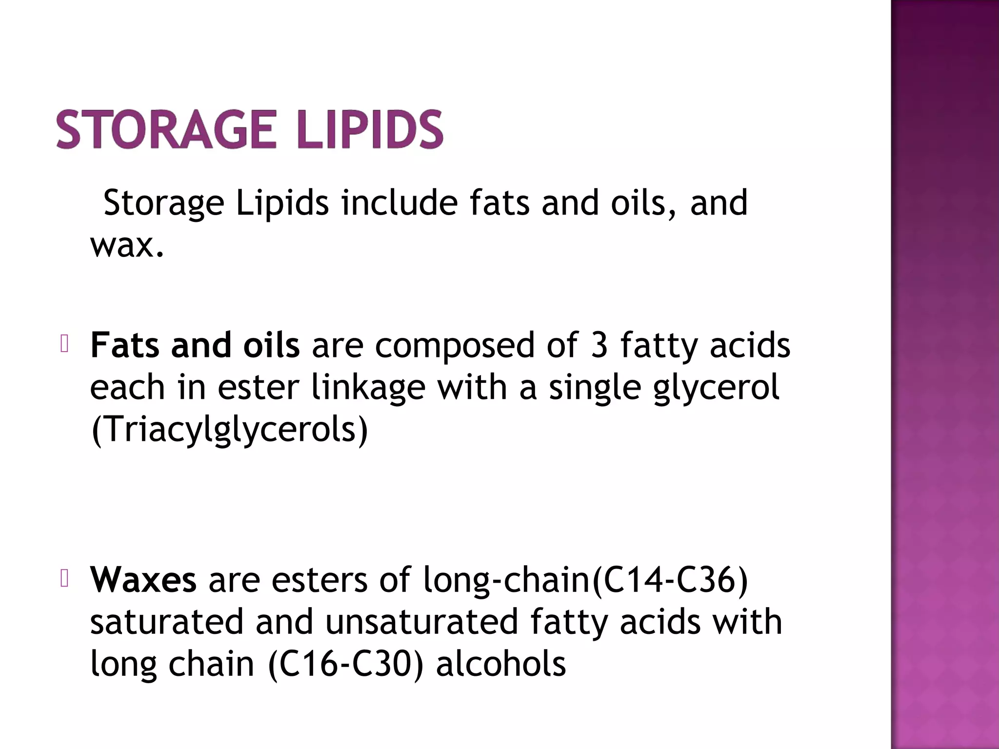 Introduction of lipids | PPT