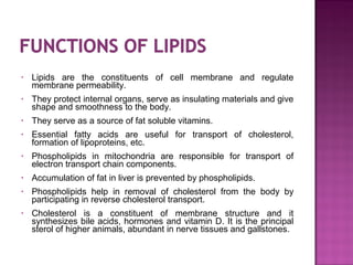 Introduction of lipids | PPT