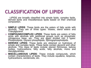 Introduction of lipids | PPT