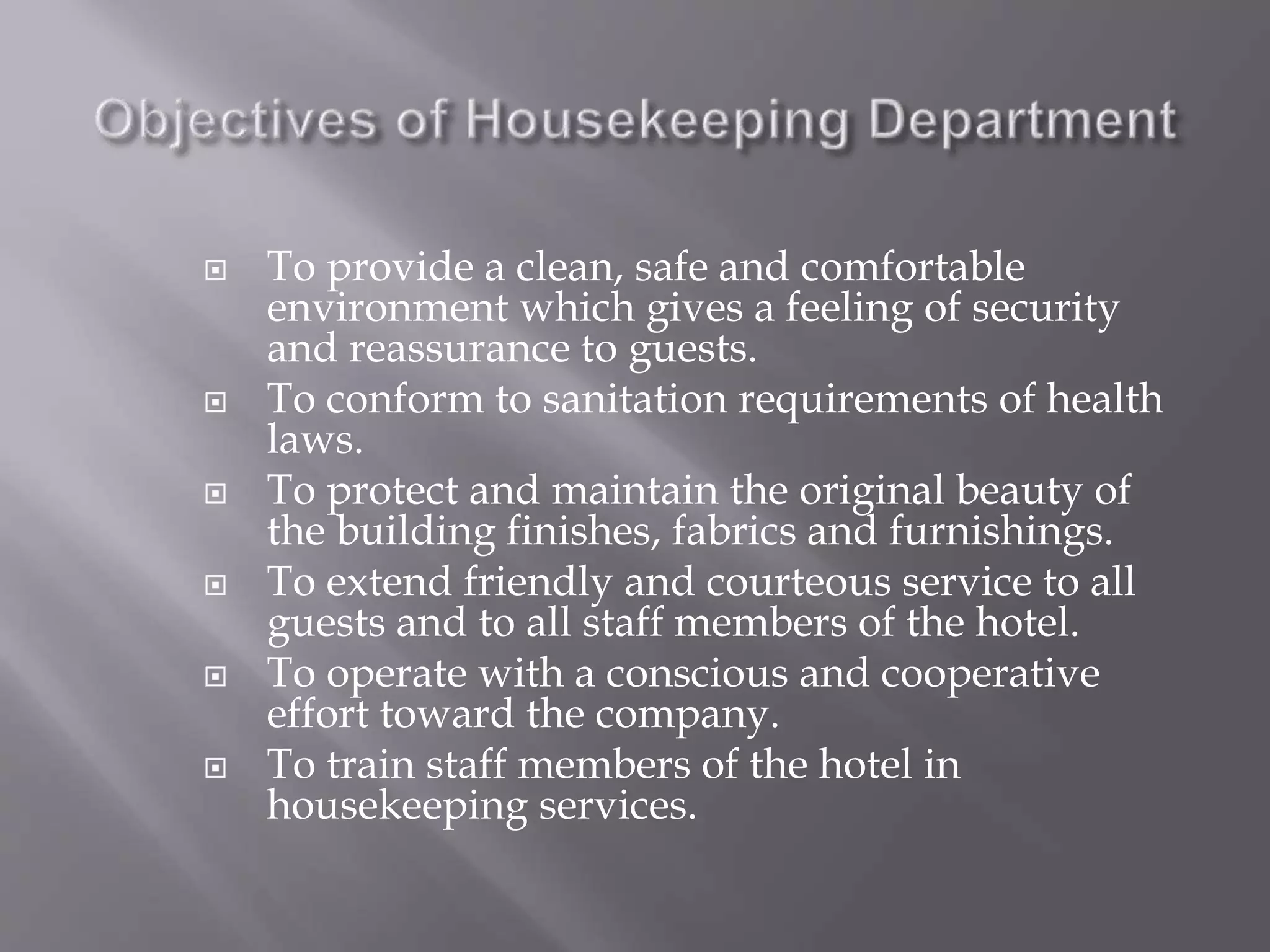 Introduction of-rooms-division-front-office-and-housekeeping-department ...