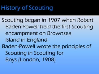 Introduction of Scouting | PPTX