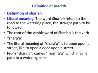 Introduction-of-Shariah, and investments | PPT | Free Download