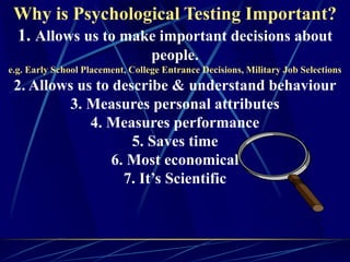 Introduction principles of psychological measurement | PPTX