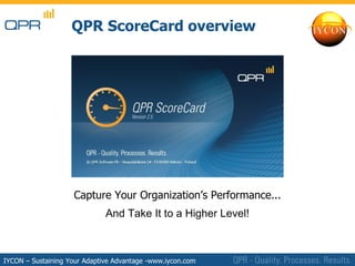 Introduction to QPR ScoreCard 8 & Iycon | PPT