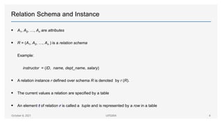 Introduction to Relational Database Management Systems | PPTX
