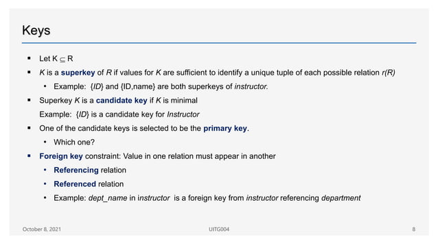 Introduction to Relational Database Management Systems | PPTX