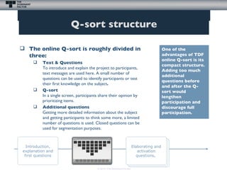 Introduction setting up tdf online q-sort | PPT