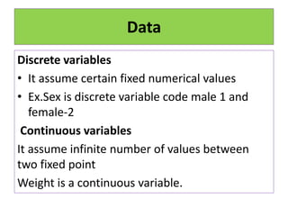 Introduction statistics | PPT