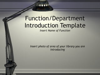 Introduction Template | PPT