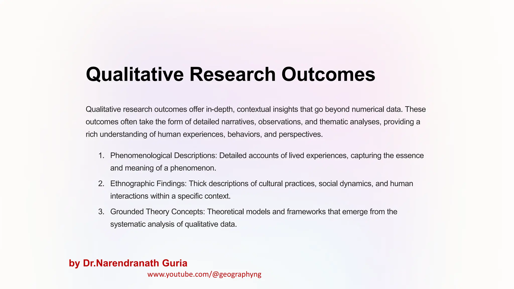 The-Significance of Research Outcomes | Research Methodology | PPTX