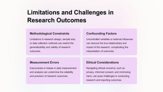 The-Significance of Research Outcomes | Research Methodology | PPTX