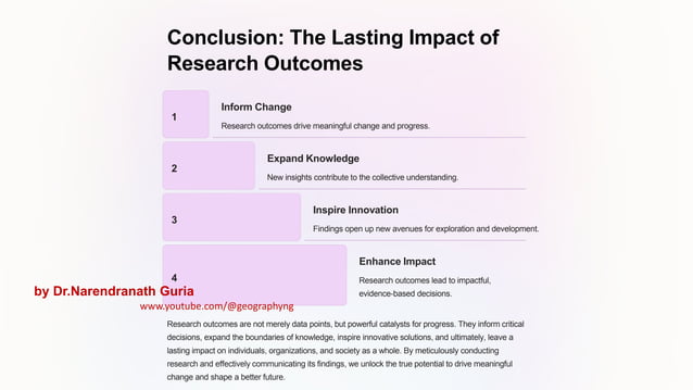 The-Significance of Research Outcomes | Research Methodology | PPTX