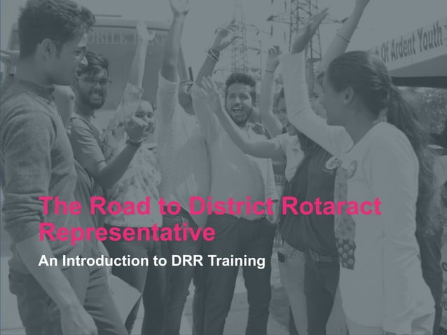 DRR Training: Introduction - The Road to DRR | PPTX | Elections | Politics