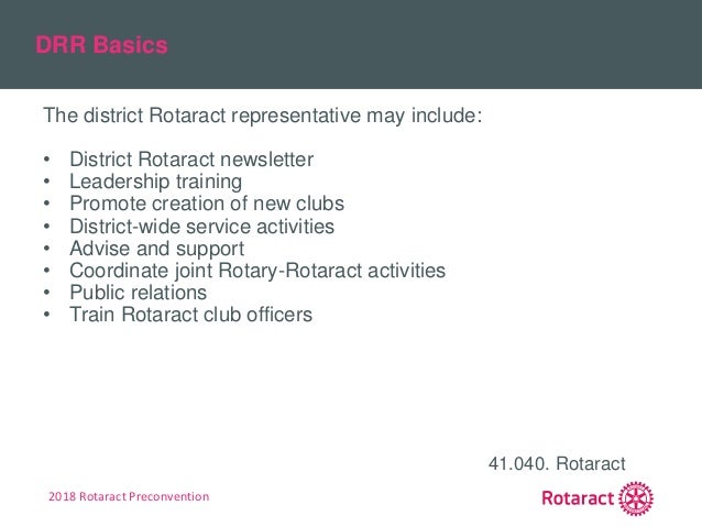 DRR Training: Introduction - The Road to DRR