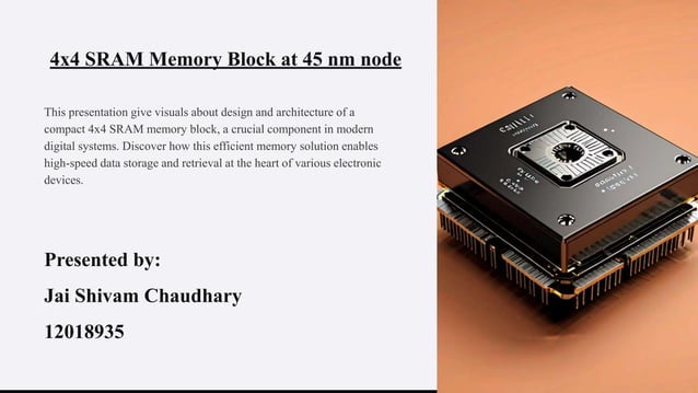 Introduction-to-4x4-SRAM-Memory-Block.pptx | Programming Languages ...
