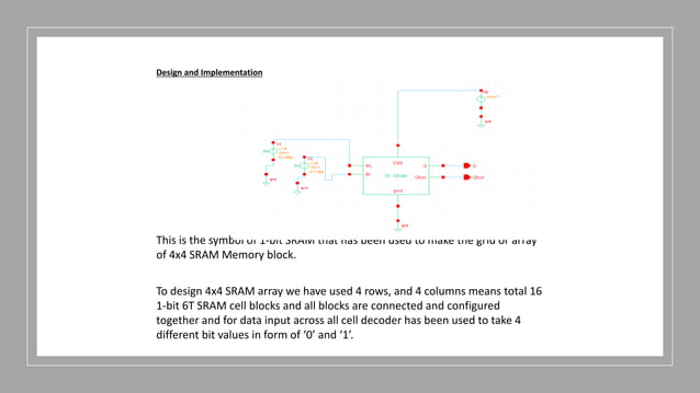 Introduction-to-4x4-SRAM-Memory-Block.pptx | Programming Languages ...