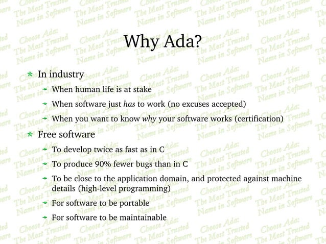Introduction to Ada | PDF