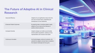 Introduction To Aadaptive AI In Clinical Trials | PPTX