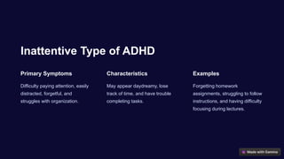 Introduction to Ad- HD , attention deficiency issues | PPT