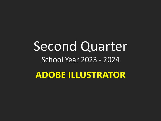 Introduction To Adobe Illustrator A Software For Designing And Creating