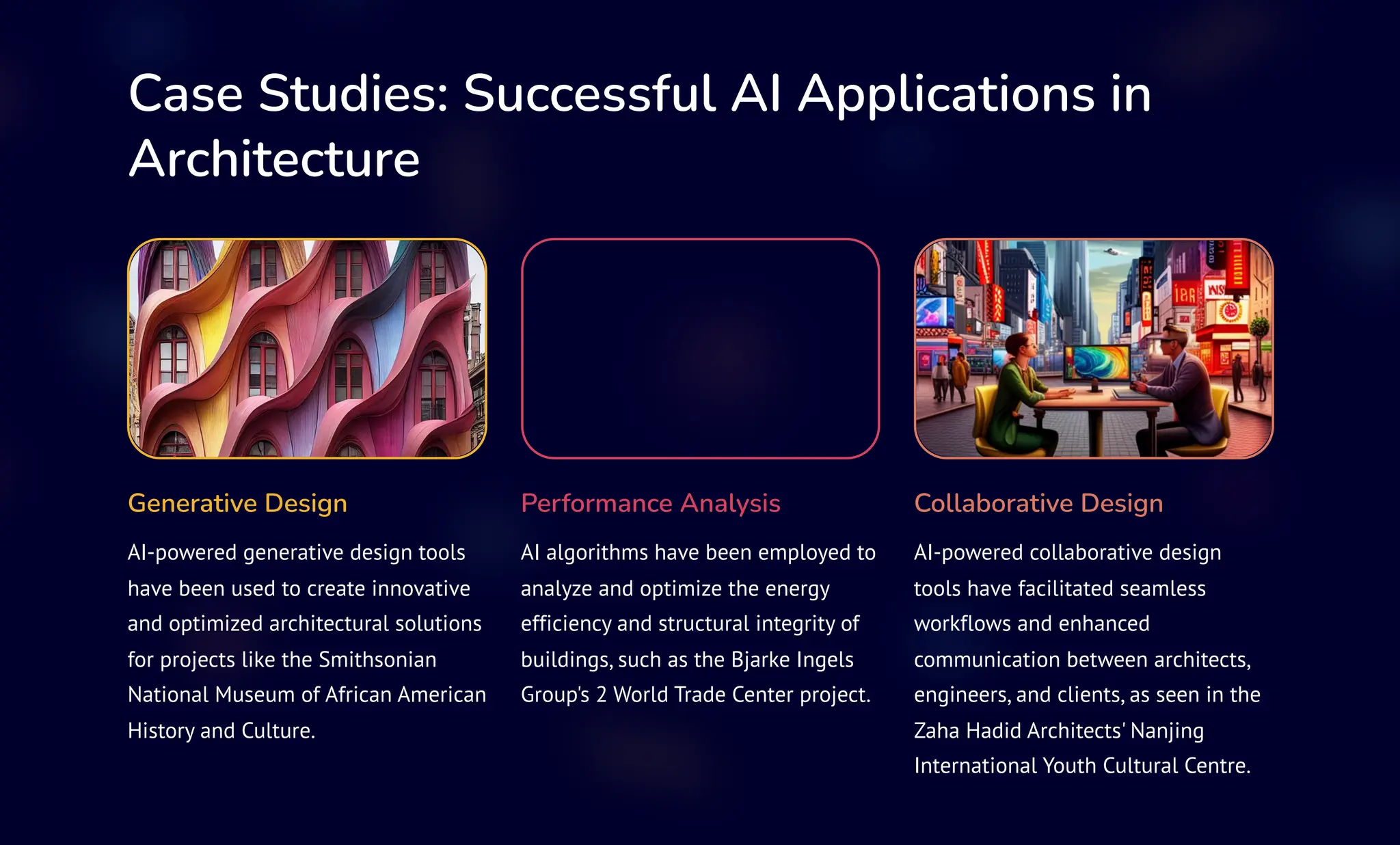 Artificial Intelligence (AI) is revolutionizing the field of architecture | PDF