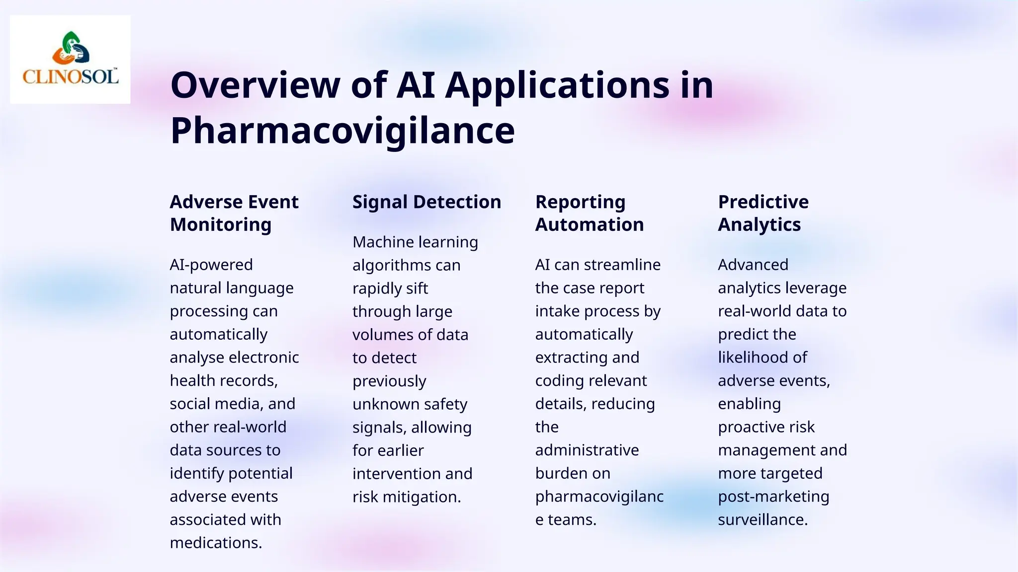 AI-Powered Pharmacovigilance: Enhancing Drug Safety Monitoring | PPTX
