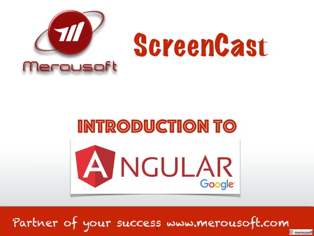 Introduction to angular 4 | PPT