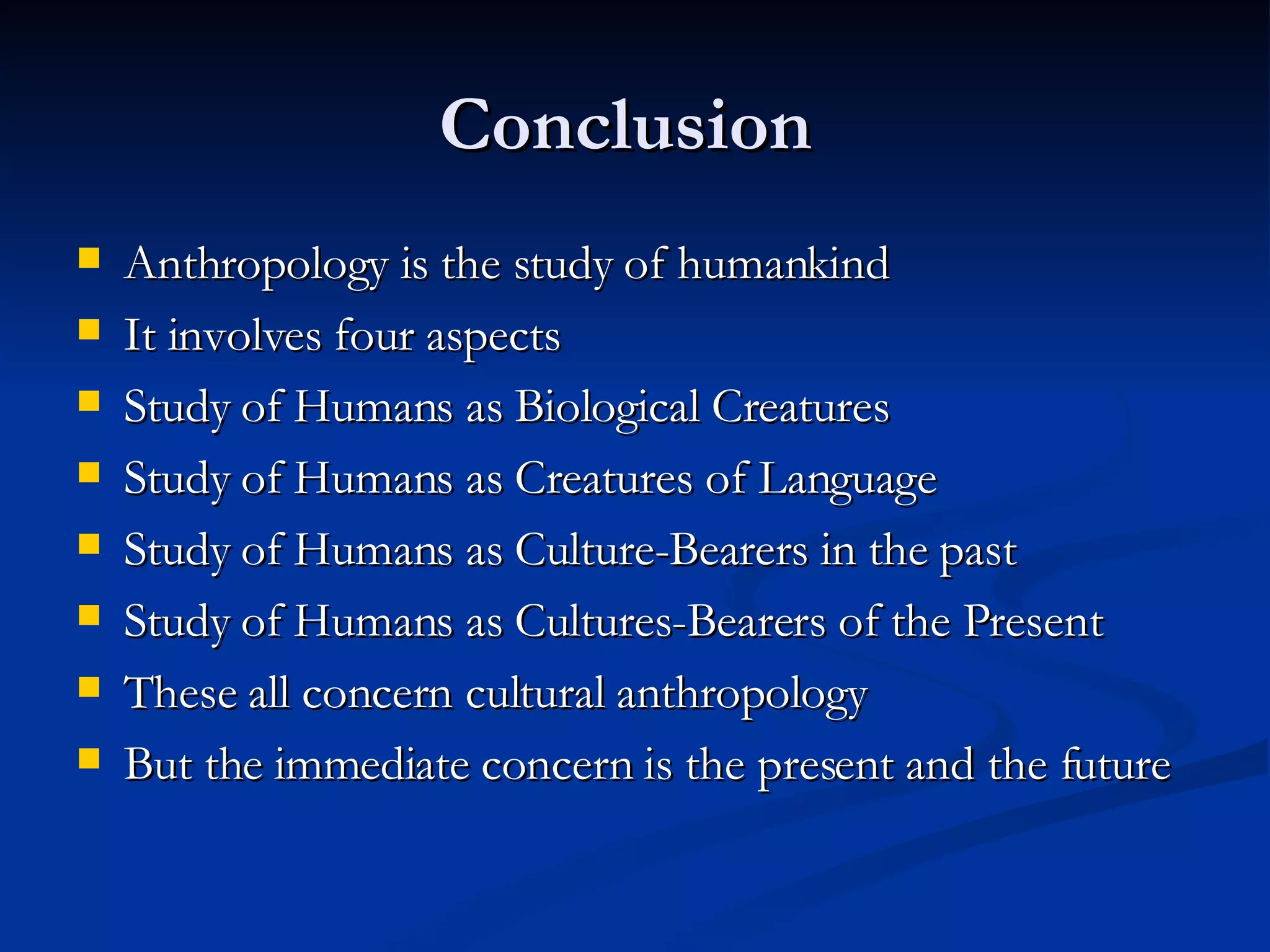 Introduction To Anthropology, Online Version | PPT