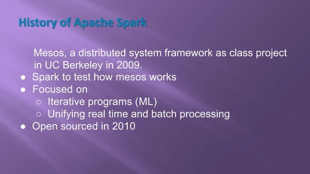 seminar presentation on apache-spark | PPT