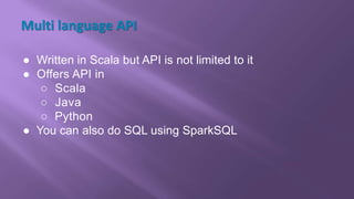 seminar presentation on apache-spark | PPTX