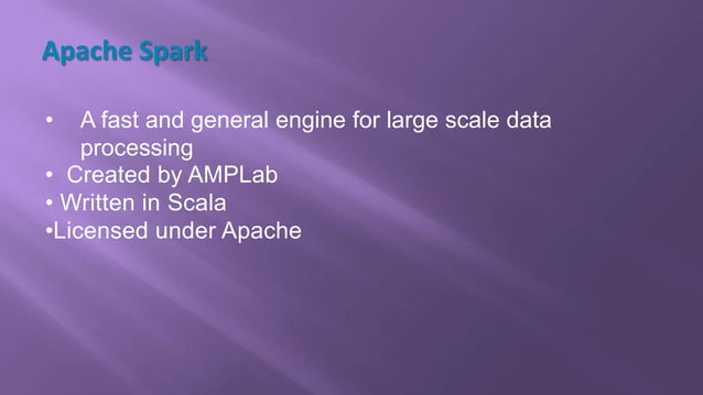 seminar presentation on apache-spark | PPT
