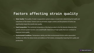 Introduction-to-Aquaculture-and-Strain-Quality | PDF