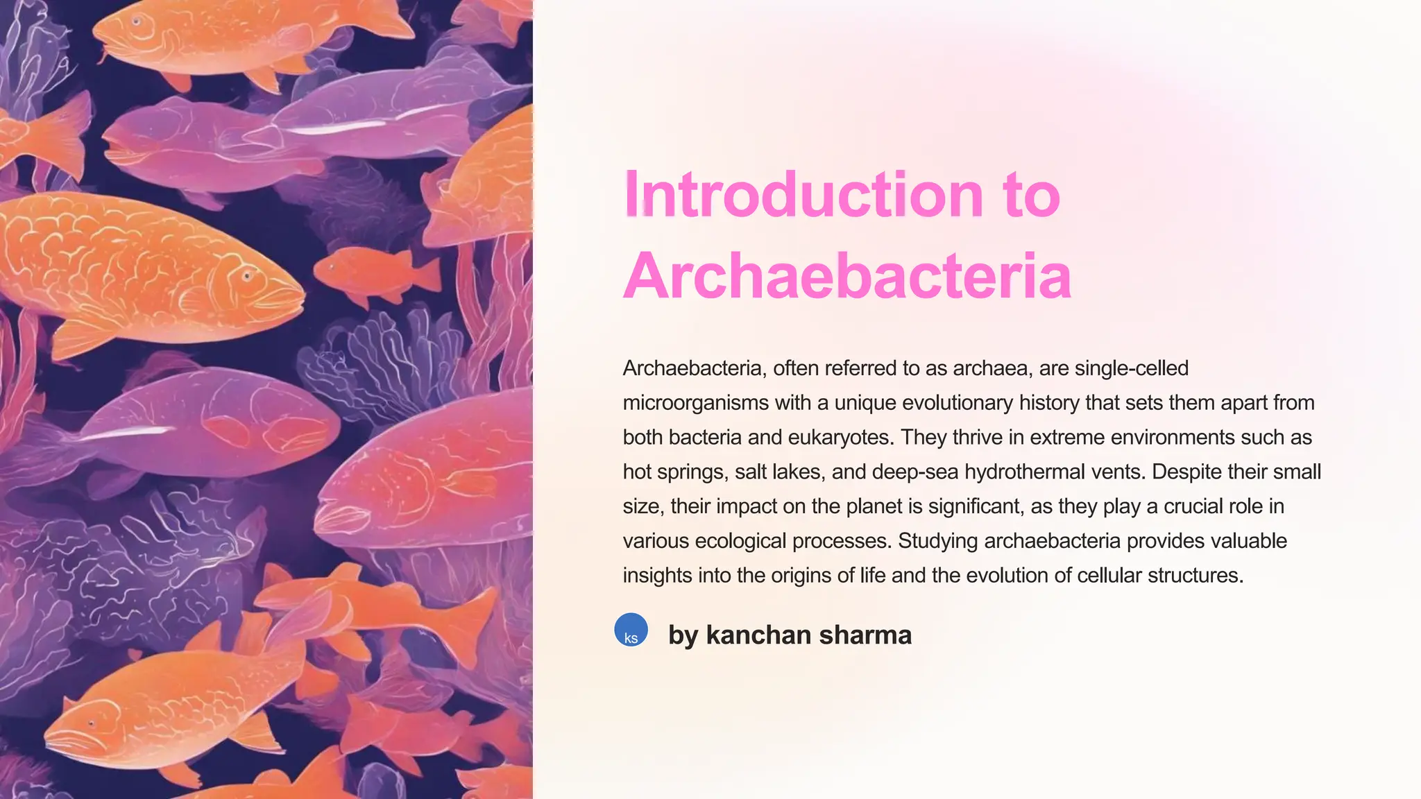 Introduction to Archaebacteria and its structure ppt.pptx