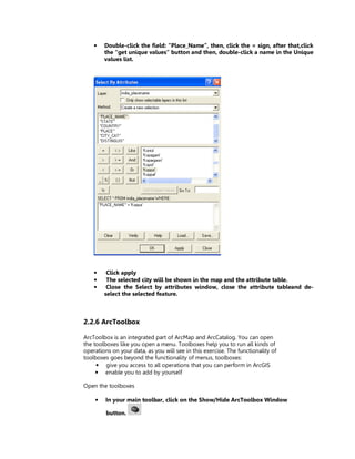 Introduction to-arc map | PDF