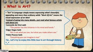 Introduction to art history (beginner-level) | PPTX | Modern Art | Fine Art