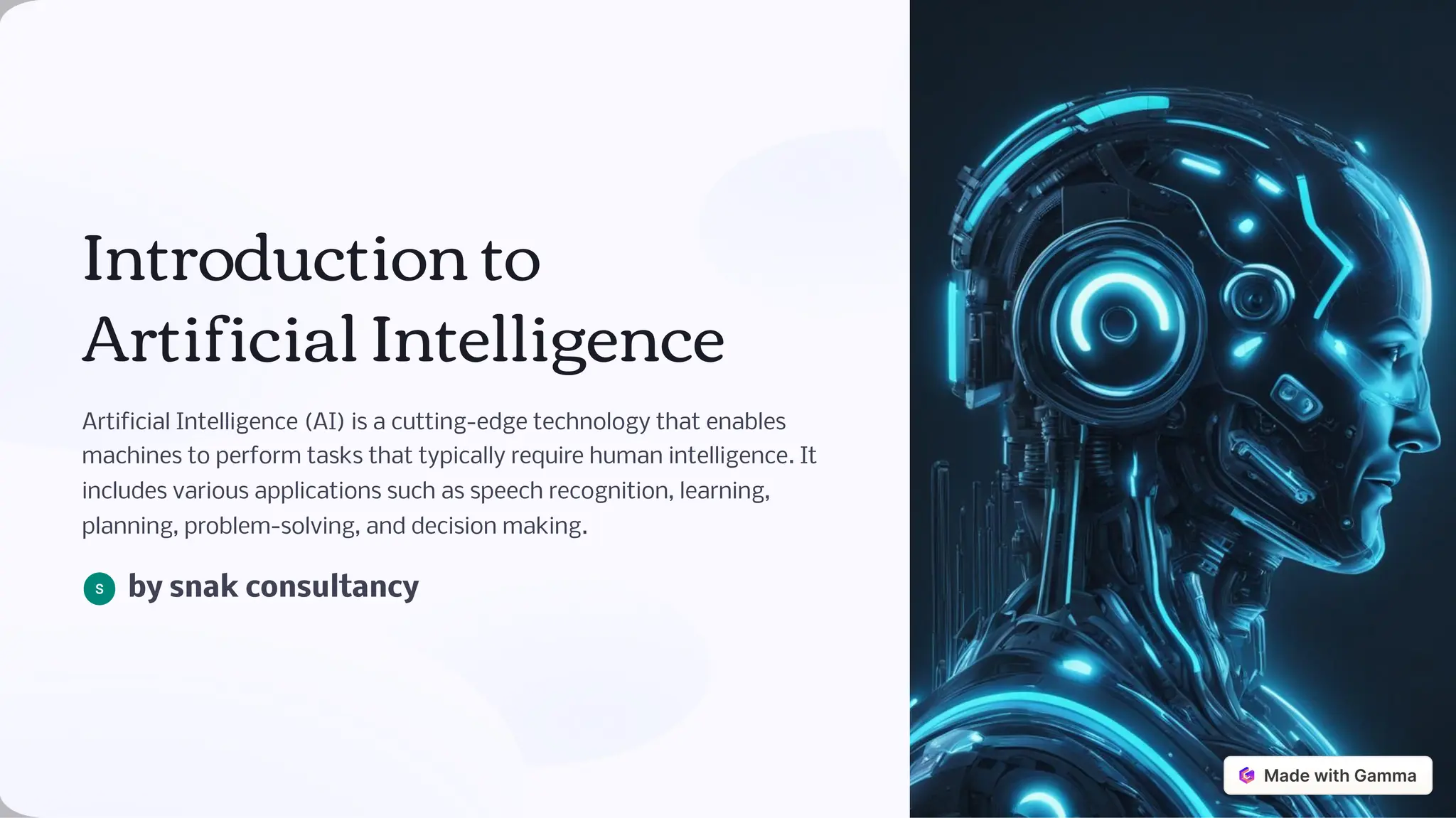 Get Artificial Intelligence development services | PPT