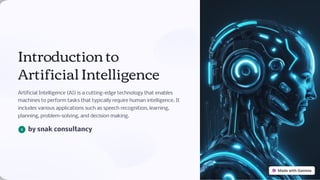Get Artificial Intelligence development services | PDF