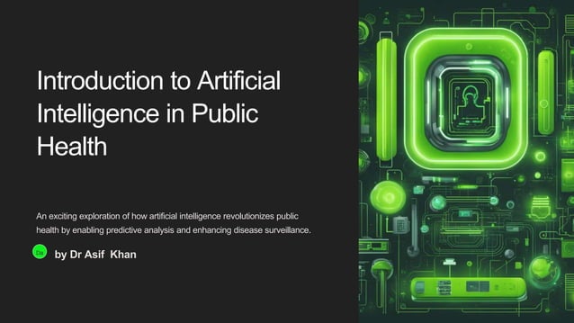 Introduction-to-Artificial-Intelligence-in-Public-Health.pptx | Technology Industry | Industries