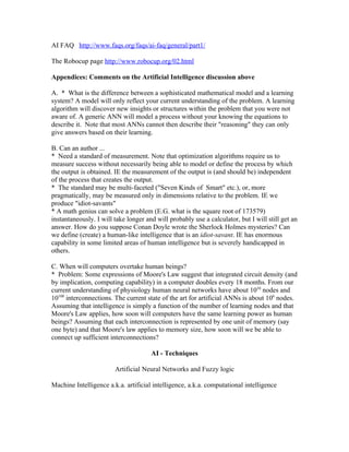 Introduction to Artificial Intelligence.doc | Artificial Intelligence ...