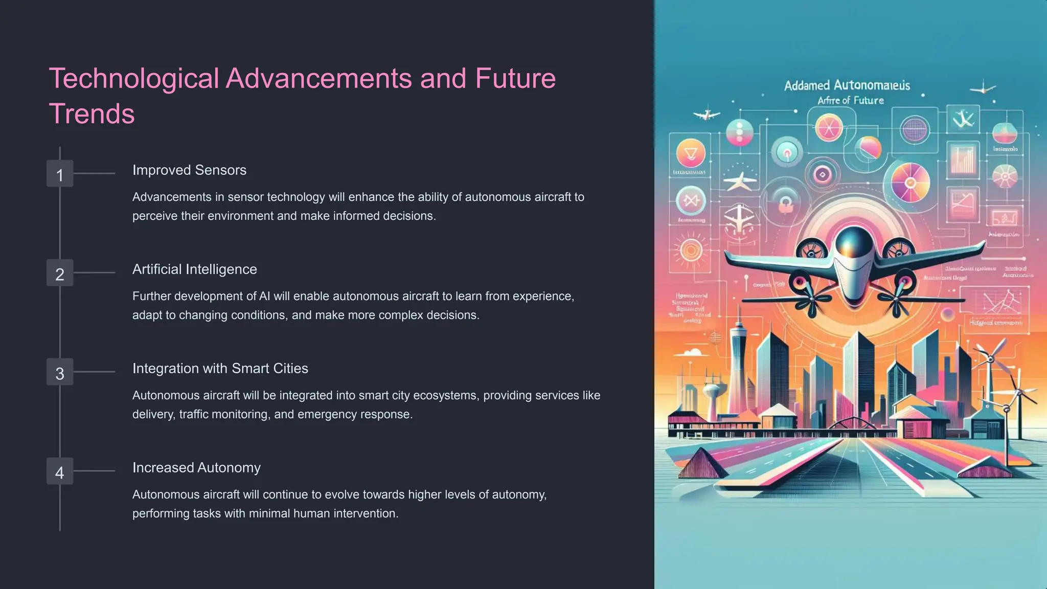 the potential for the development of autonomous aircraft | PPTX
