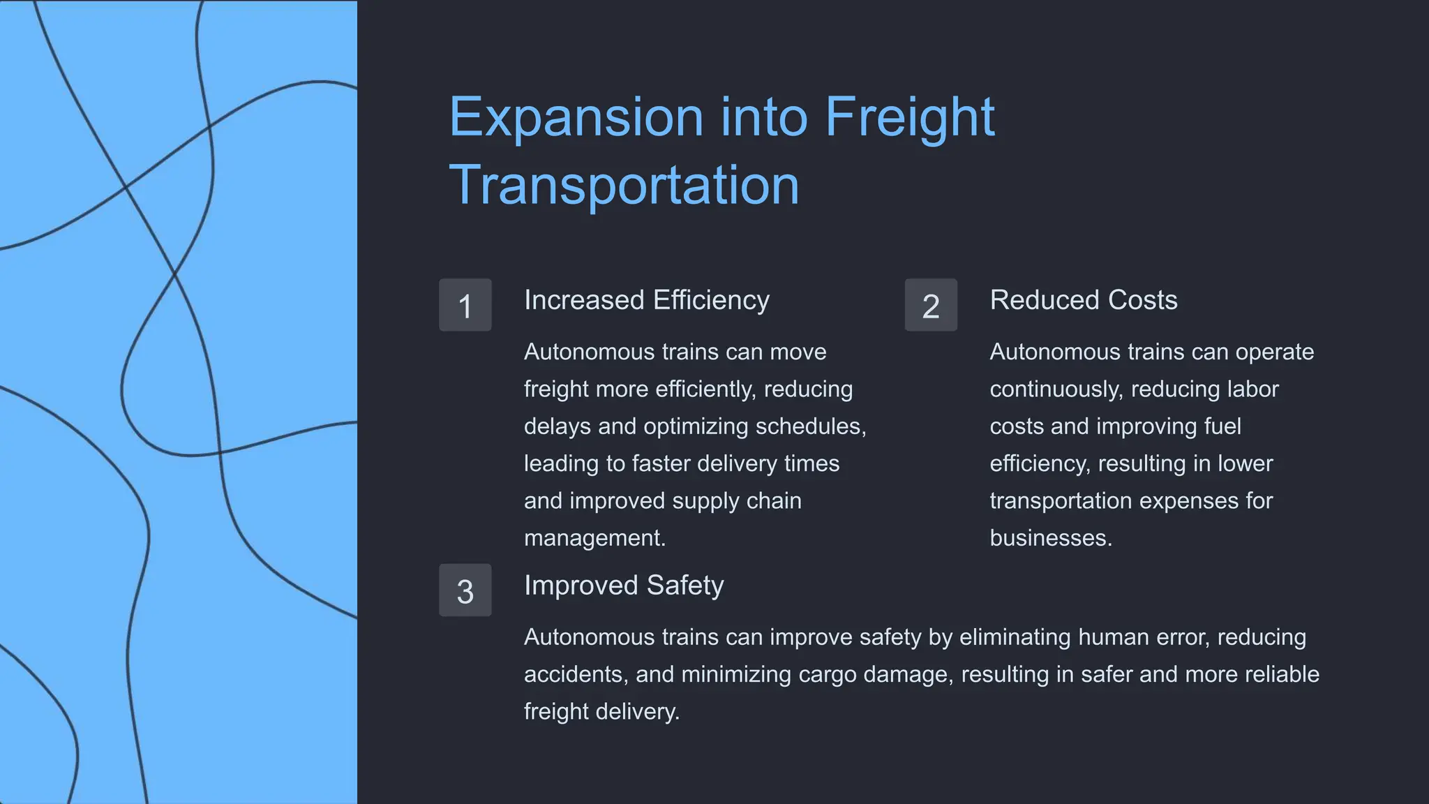 charting the development of the autonomous train | PPT